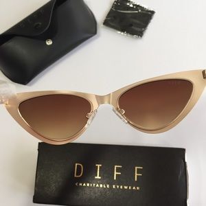 Diff Eyewear | Accessories | Diff Eyewear Gold Rae Sunglasses | Poshmark
